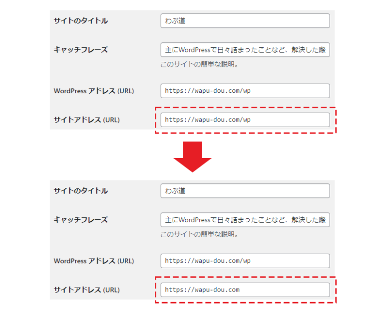 WordPressサイトのURLから｢/wp/｣､｢/wordpress/｣などのスラッグを削除する方法 - わぷ道